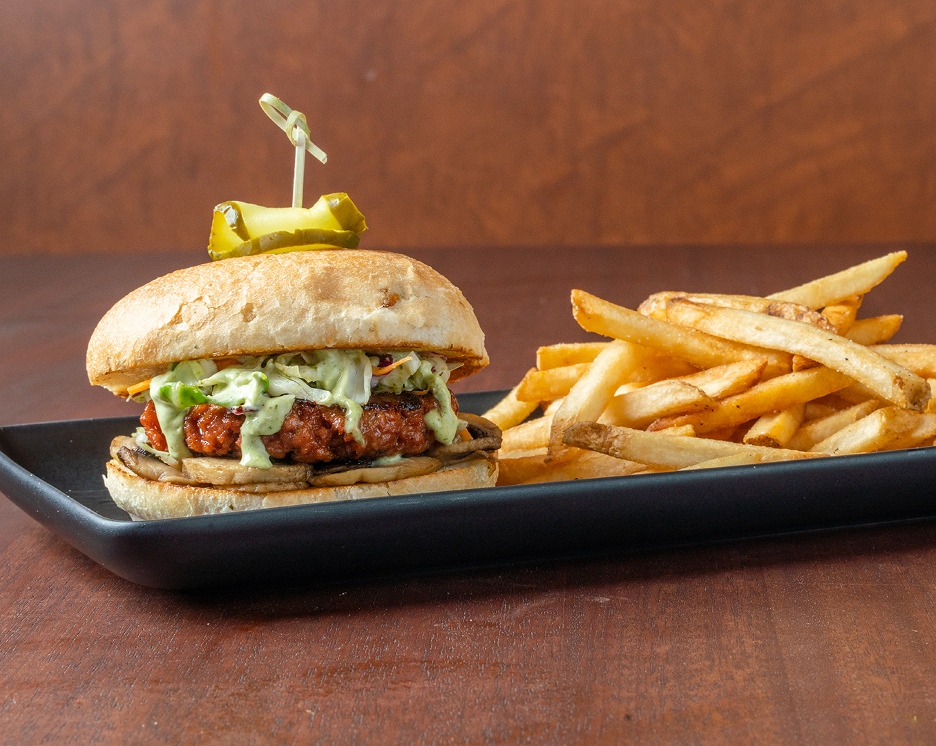 Plant-Power Burger - MR MIKES Steakhouse Casual